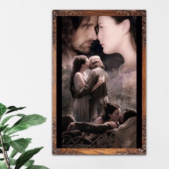 Art | Lord Of The Rings Aragorn And Arwen Poster | Poshmark